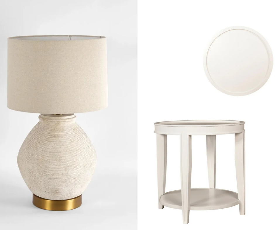 Perfectly Paired: Shorehaven Side Table & Allegra Lamp | Rustic Charm Interiors